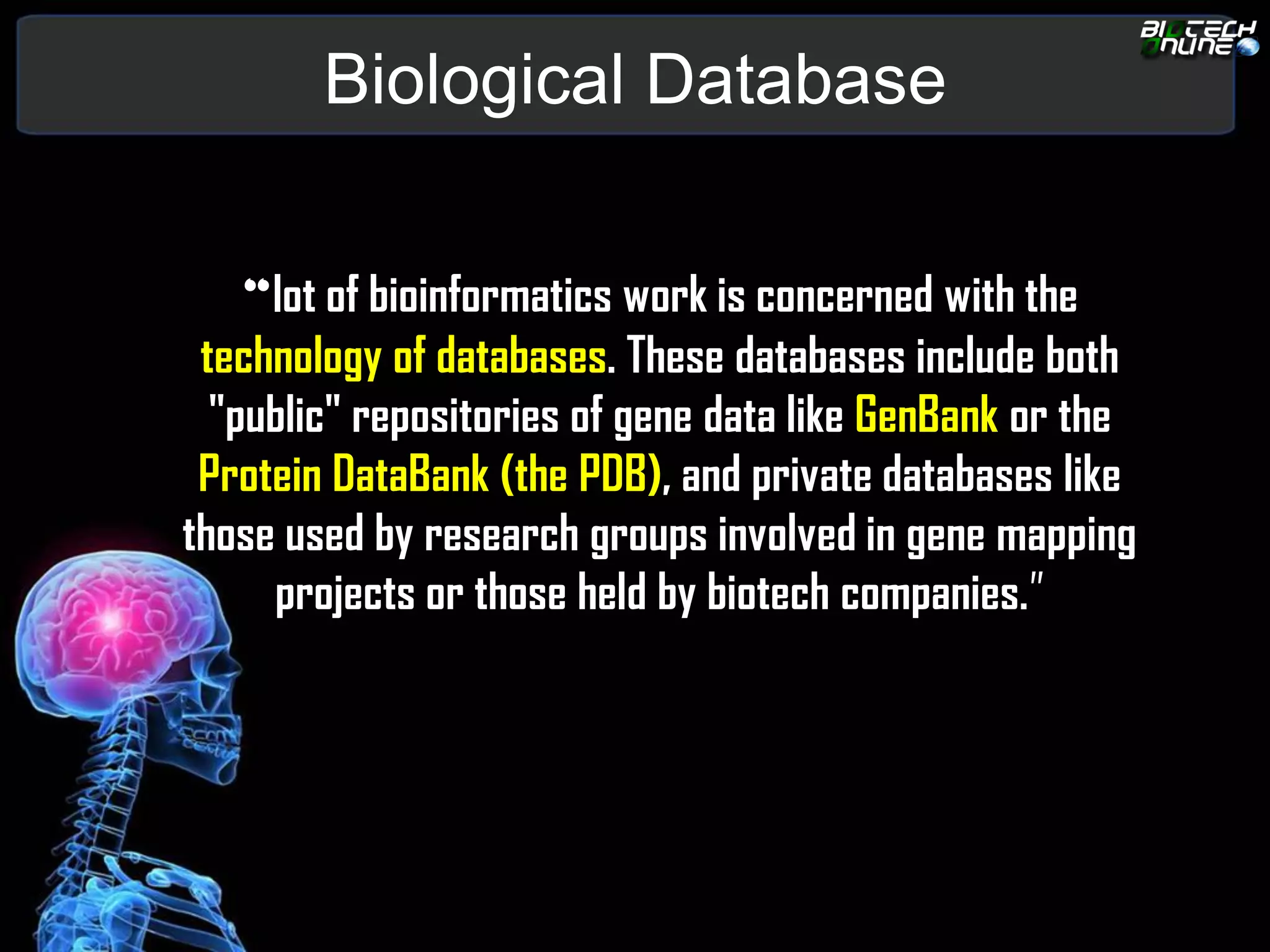 Biological databases | PDF