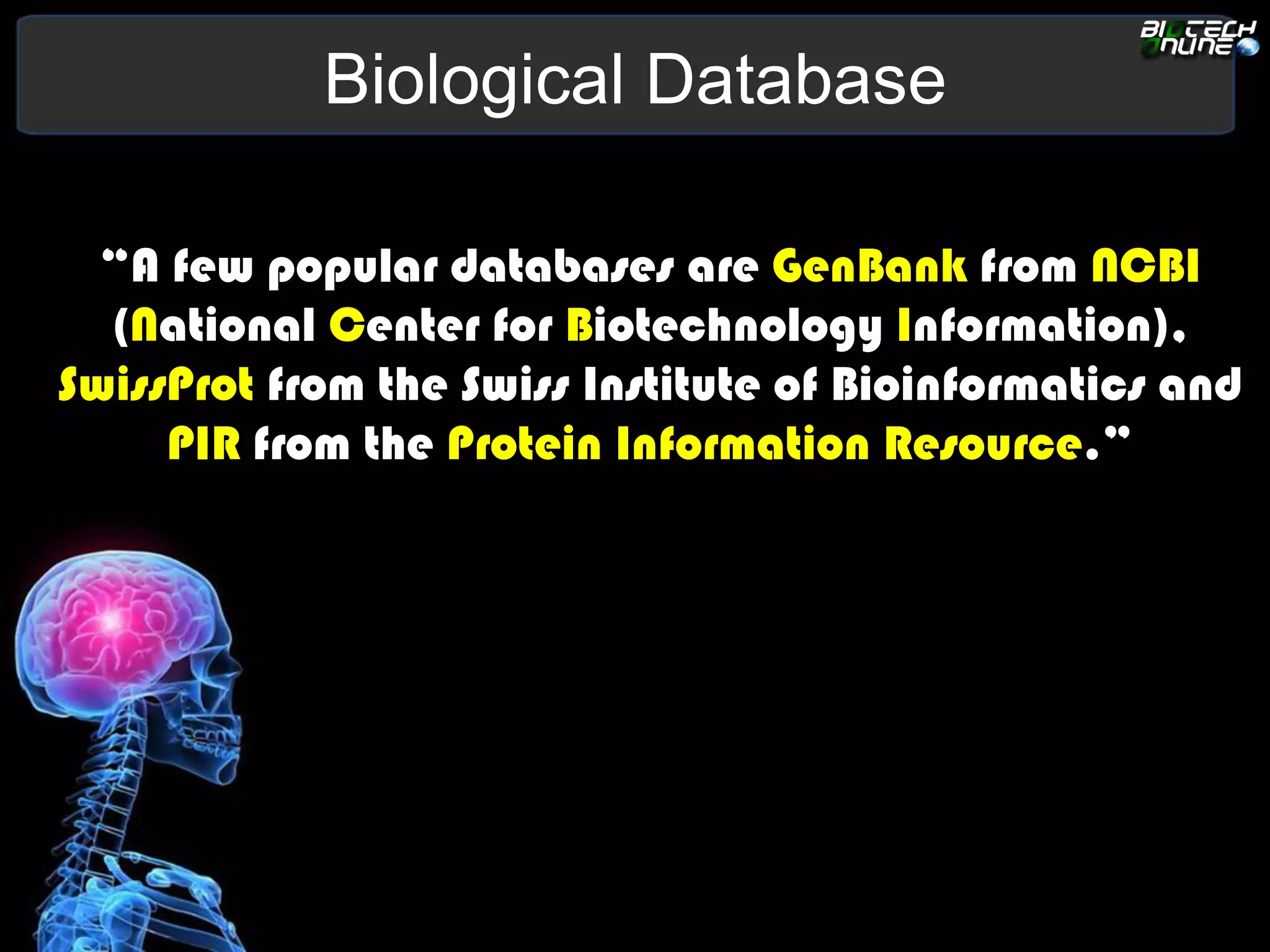 Biological databases | PDF