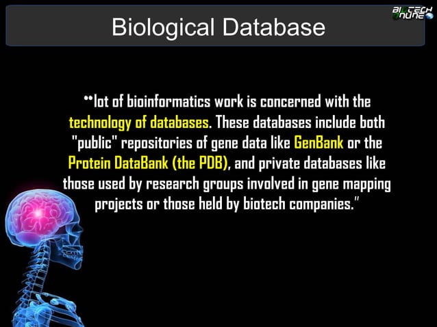 Biological databases | PPT