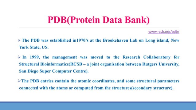 Biological databases.pptx | Databases | Computer Software and Applications