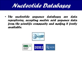 Biological Databases | PPT