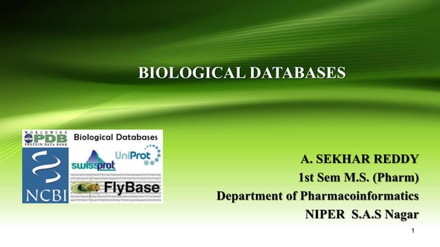 Biological databases | PPT