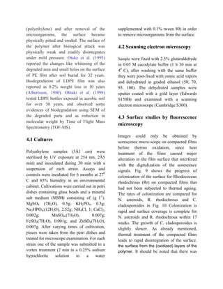 Biological degradation of synthetic polymer | PDF