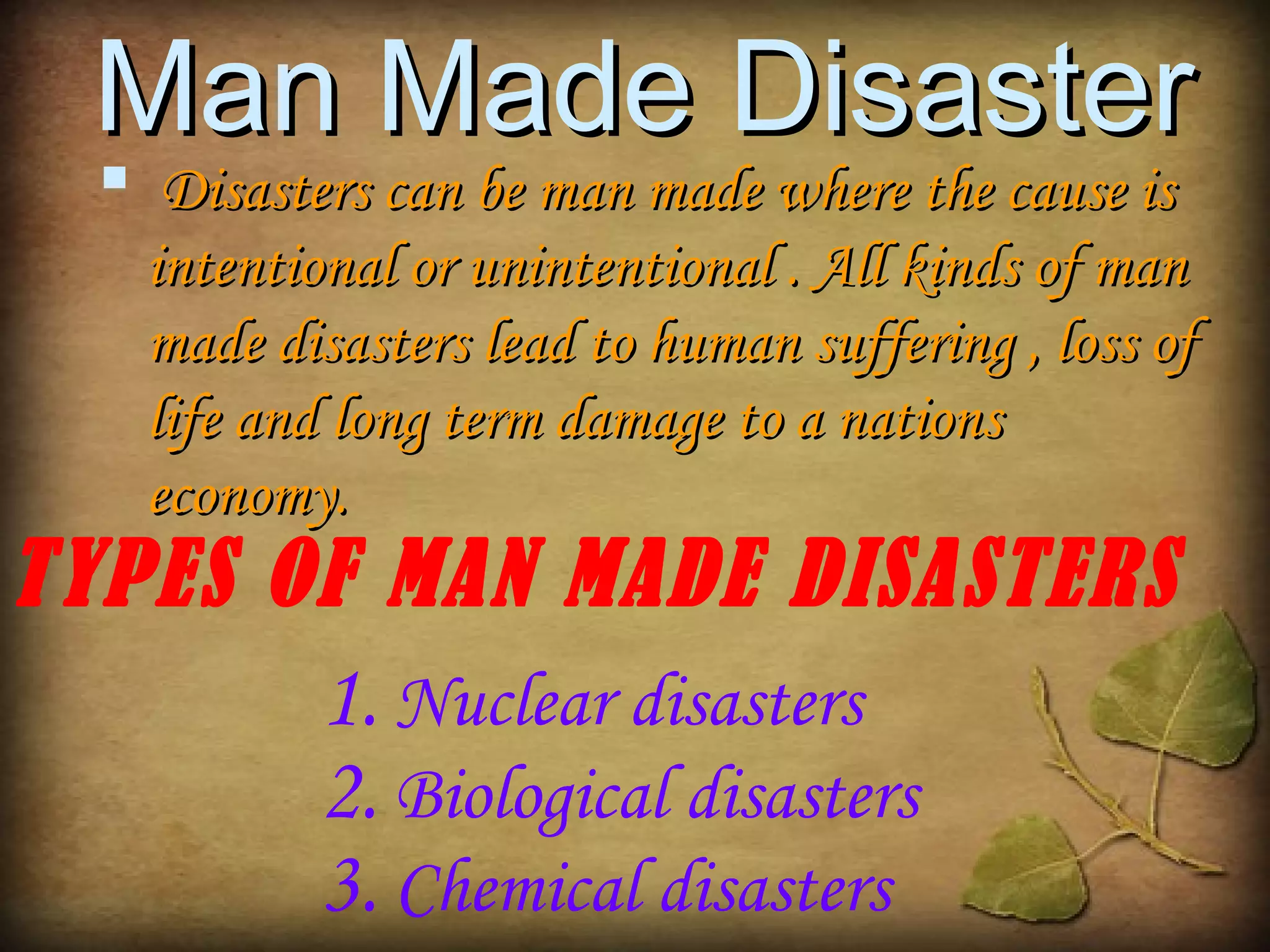Biological disaster | PPT