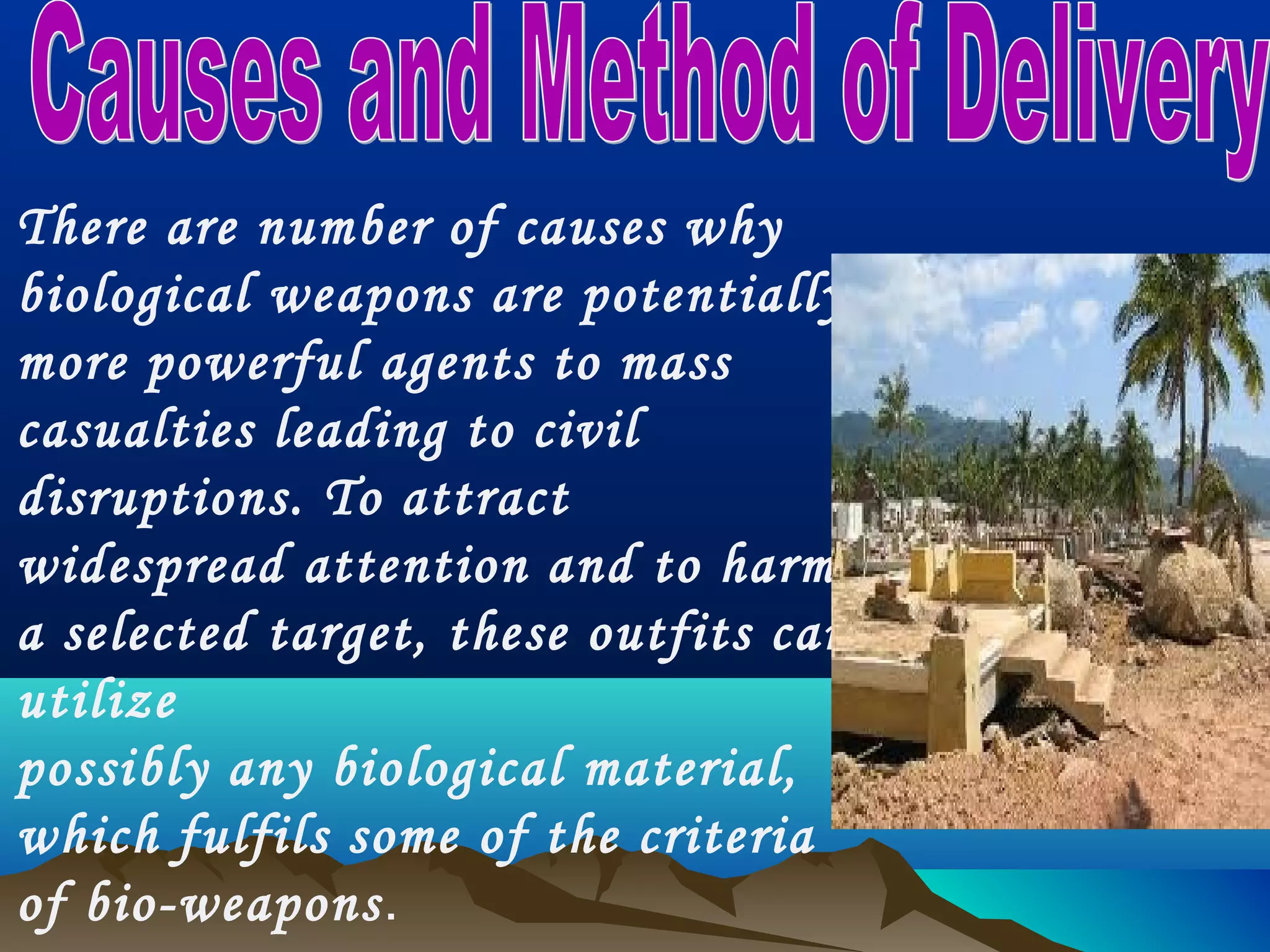 Biological disaster | PPT