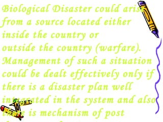 Biological disaster | PPT