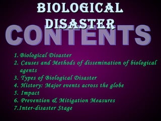 Biological disaster | PPT