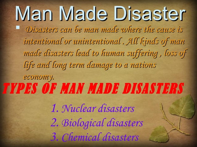 Biological disaster | PPT