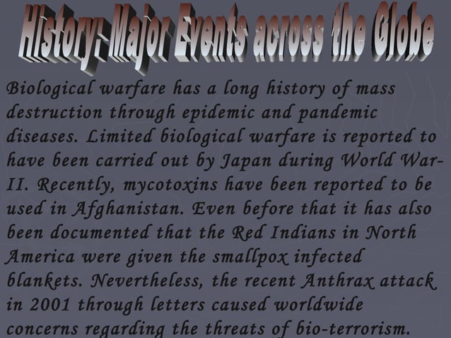 Biological disaster | PPT