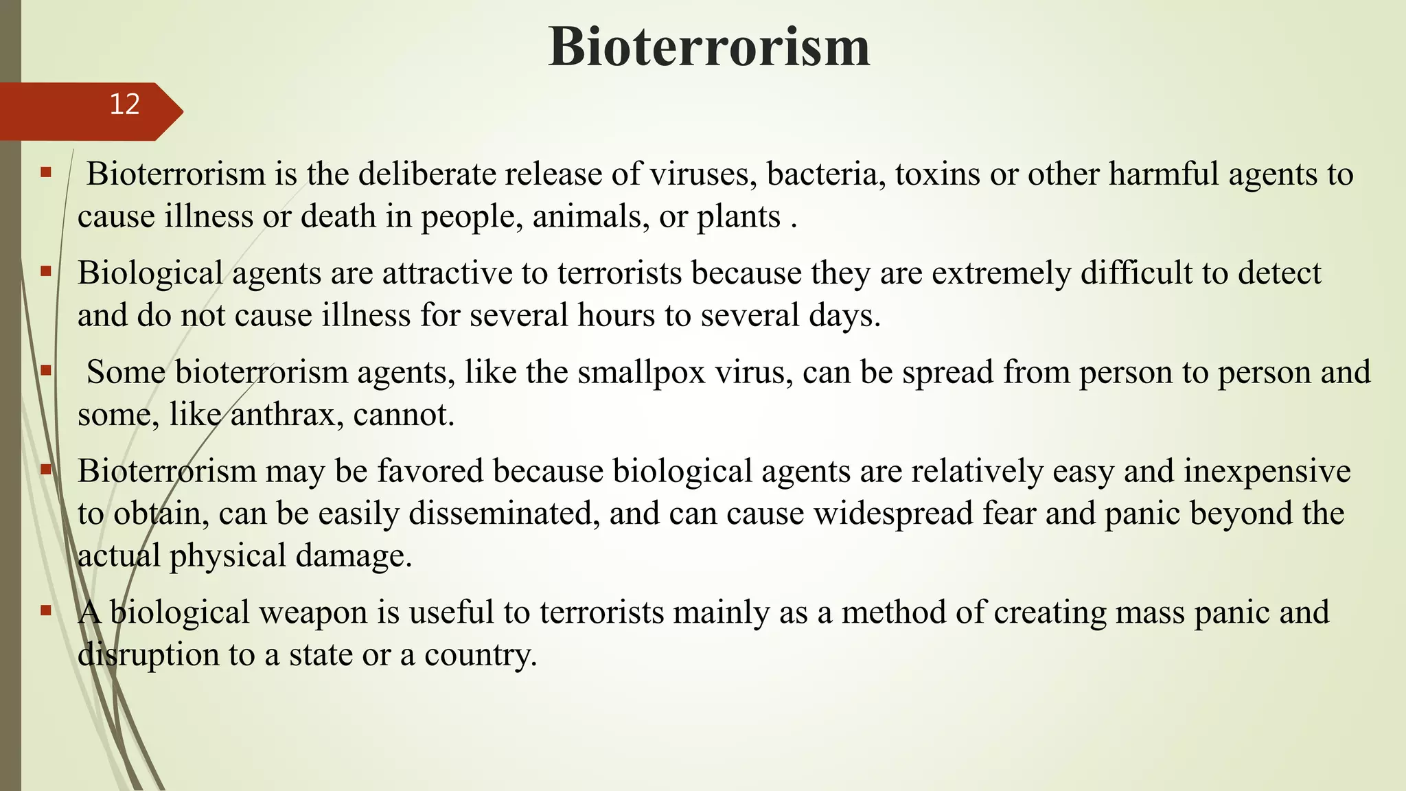 Biological disaster | PPTX | Infectious Diseases | Diseases and Conditions