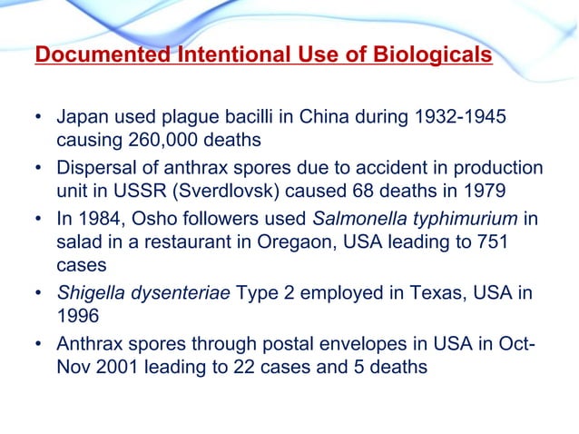 Biological disaster management | PDF
