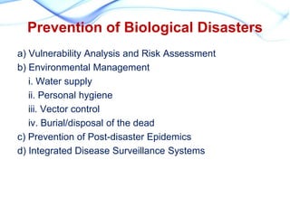 Biological disaster management | PDF