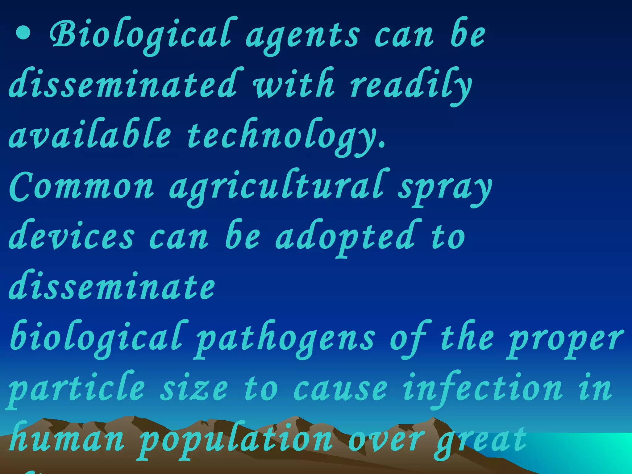 Biological disasters | PPT