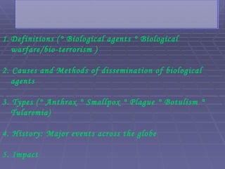 Biological disasters | PPT