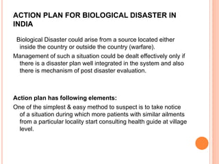 Biological disater | PPTX