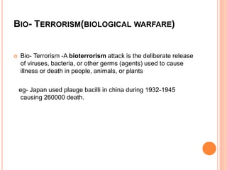 Biological disater | PPTX