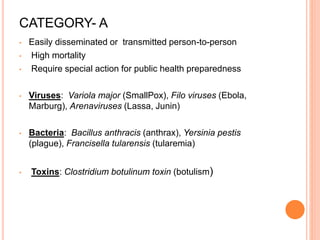 Biological disater | PPTX