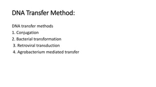 Biological dna transfer methods | PPT
