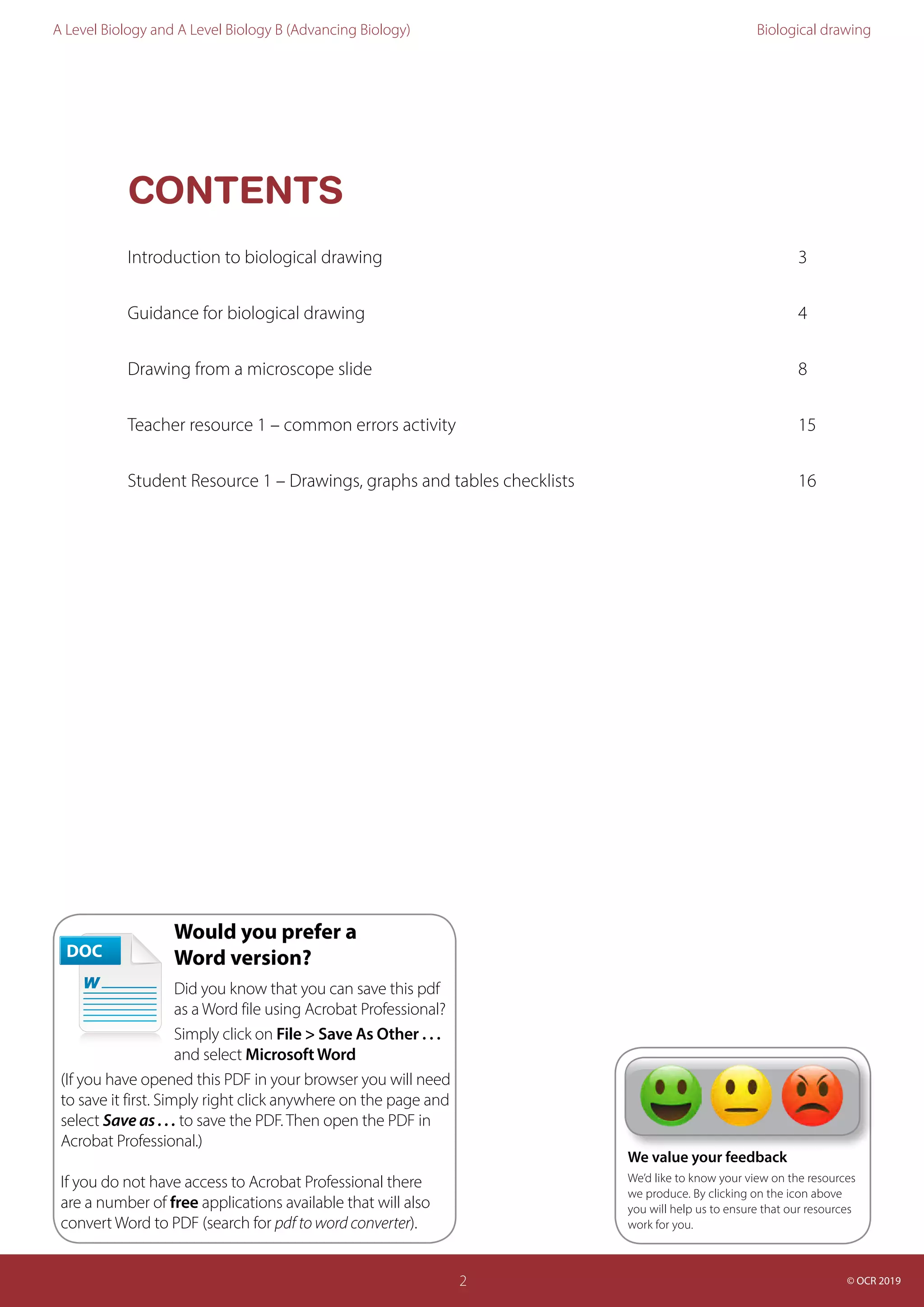 Biological drawing | PDF