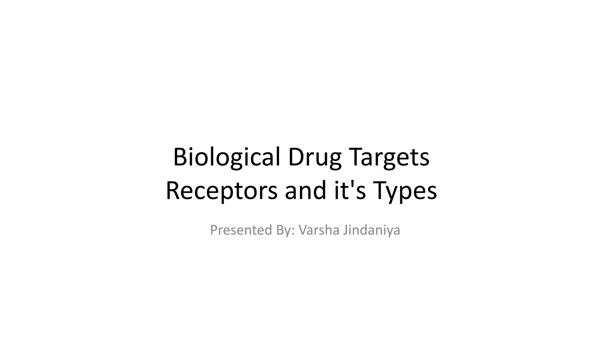 Biological Drug Targets.pptx