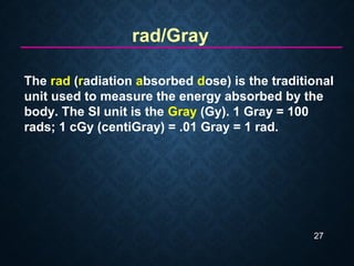 Biological effect of radiation and radiation safety | PPT