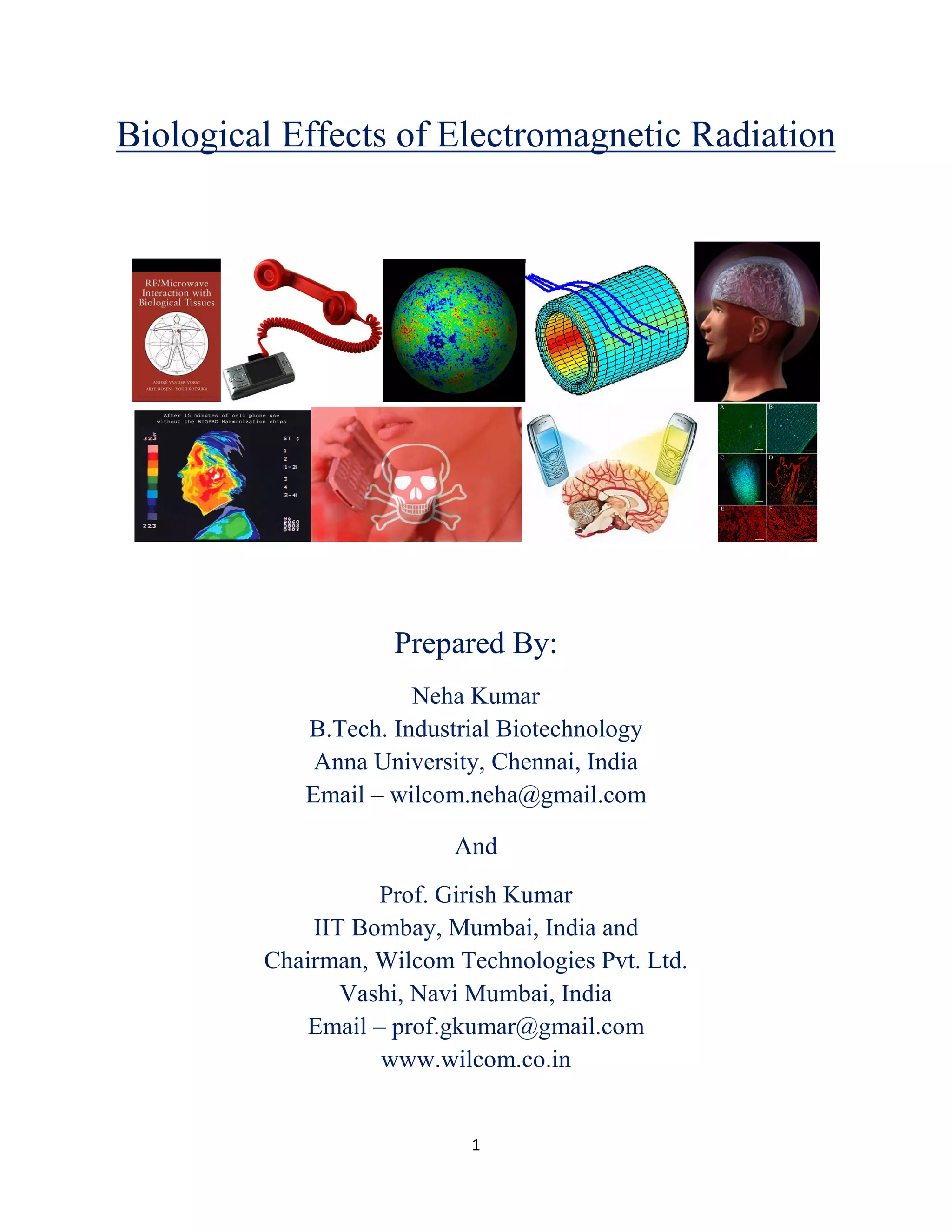 Biological Effects Of Emr | PDF