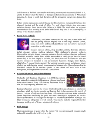 Biological Effects Of Emr | PDF