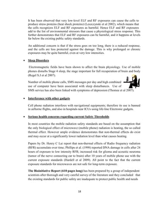 Biological Effects Of Emr | PDF