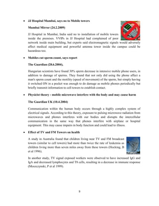Biological Effects Of Emr | PDF