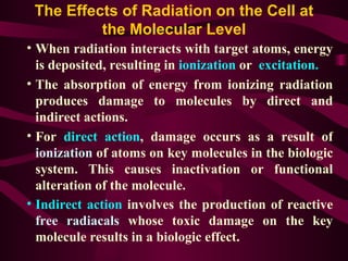 Biologicaleffectsofionizingradiation | PPT