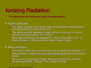 Biological effects of ionizing radiations..what every physician must ...