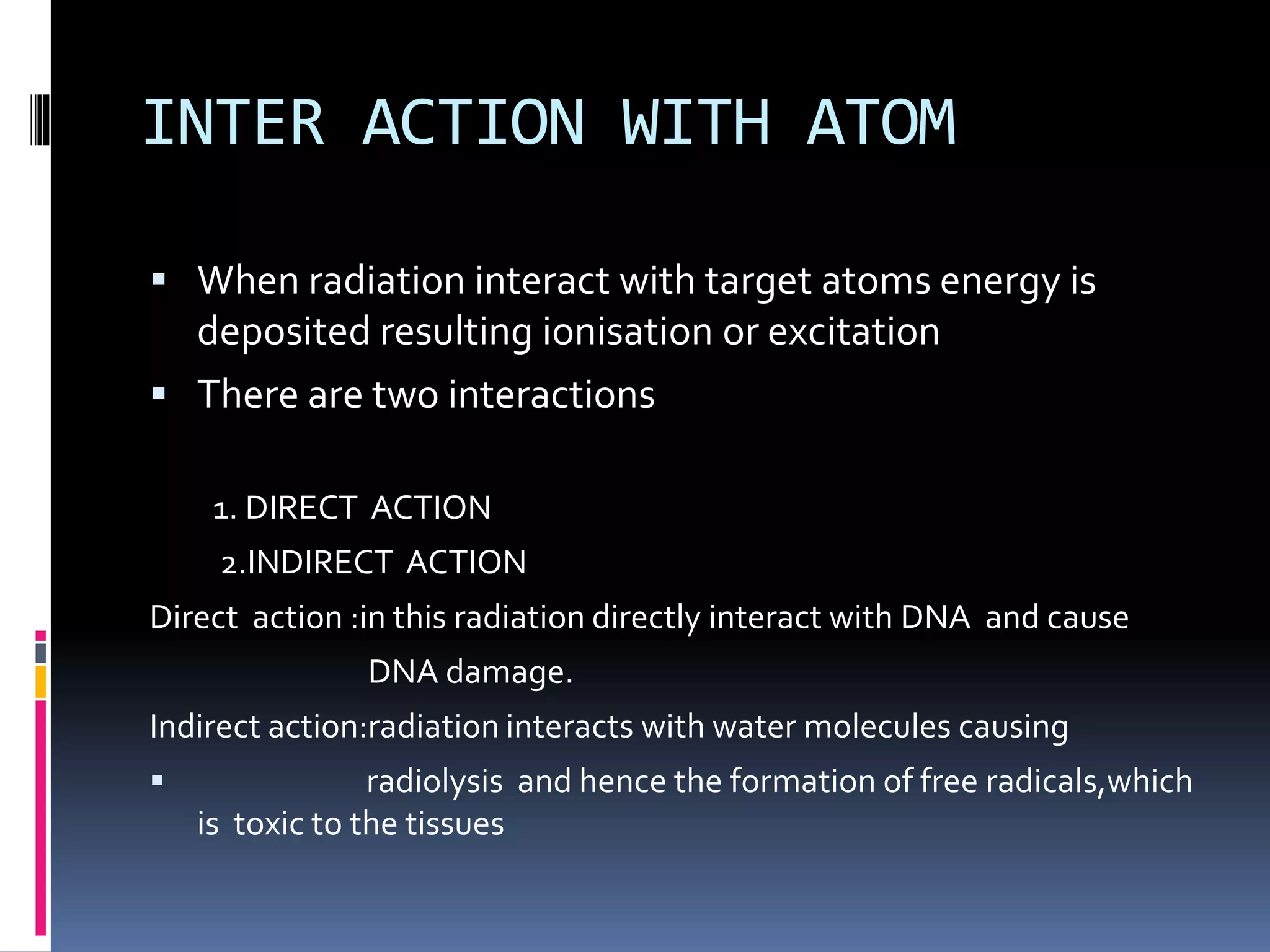 Biological effects of radiation | PPTX