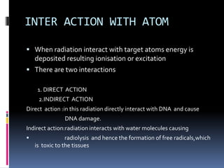 Biological effects of radiation | PPTX