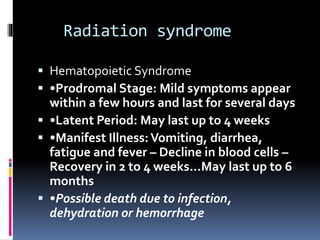 Biological effects of radiation | PPTX