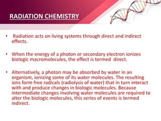 Biological effects of radiation | PPTX