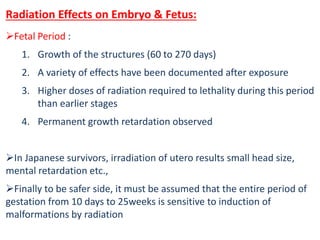 Biological effects of radiation | PPTX