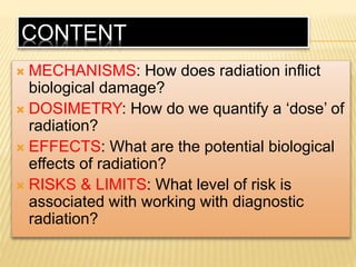Biological effects of radiation | PPTX