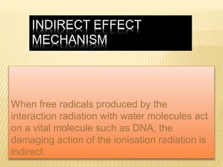 Biological effects of radiation | PPTX