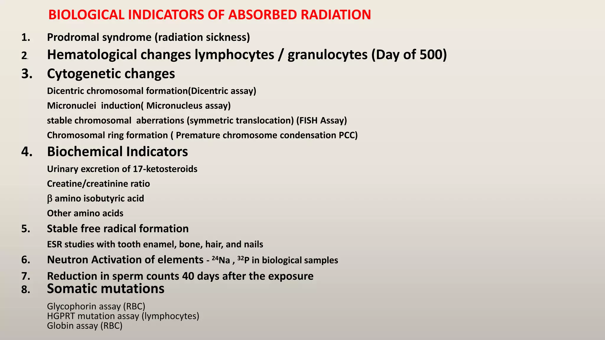 BIOLOGICAL EFFECTS OF RADIATION USHA YADAV.pptx