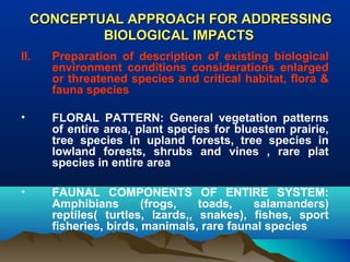 Biological environmental impact analysis | PPT