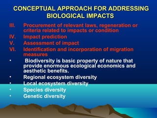 Biological environmental impact analysis | PPT