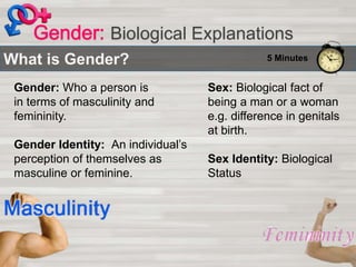 Biological explanation gender 1 | PPTX