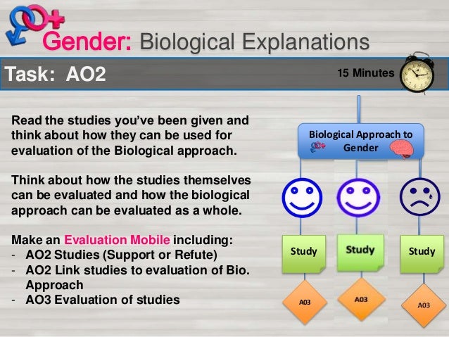 Biological explanation gender 1 Biological explanation gender 1