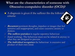 OCD Biological explanations A2 | PPTX