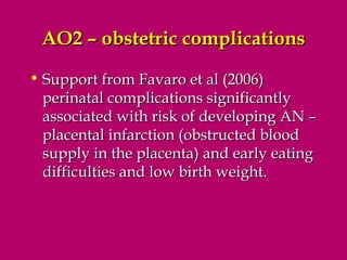 Biological: Neural explanations of anorexia A2 | PPT