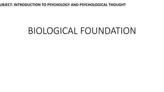 Complete and Detailed Biological Foundation Notes PDF for Students ...