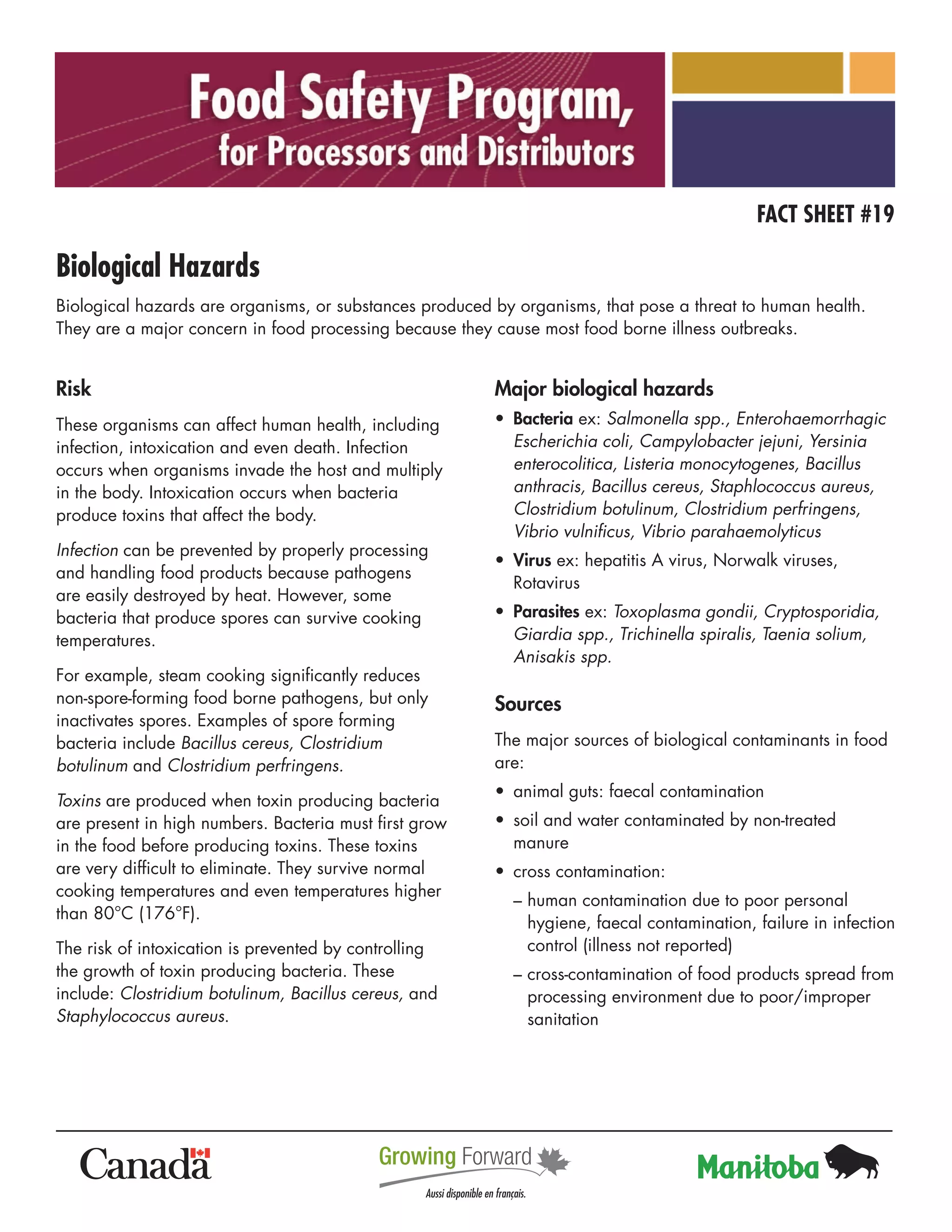 Biological hazards | PDF