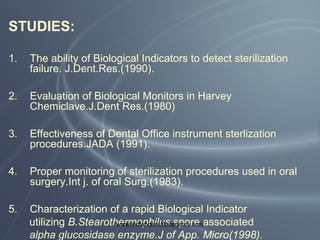 Biological indicators for /certified fixed orthodontic courses by ...