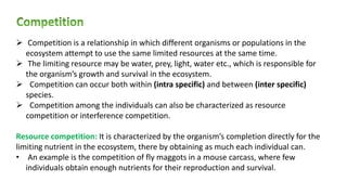 Biological interactions | PPTX