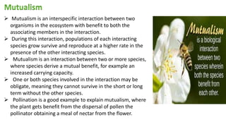 Biological interactions | PPTX